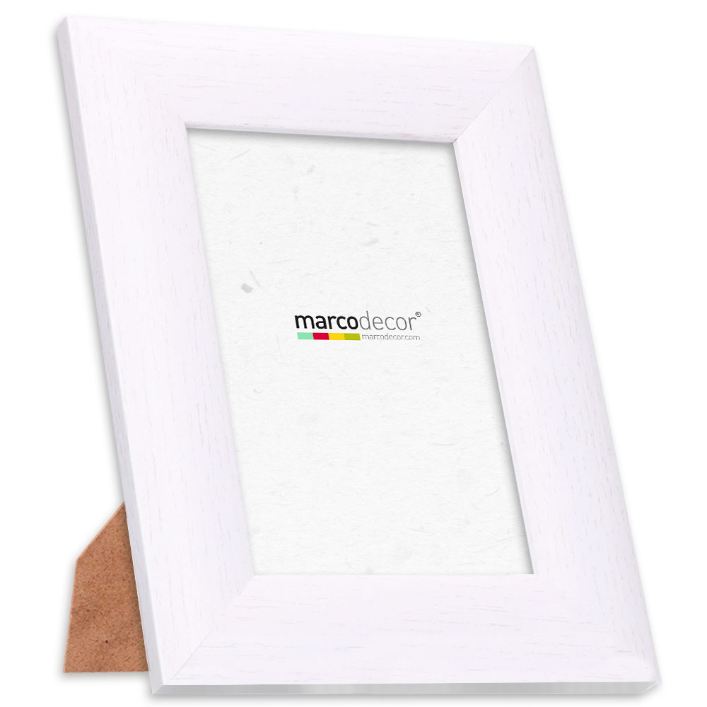 Marco color blanco, estilo clásico, con moldura ancha y curva | marcodercor